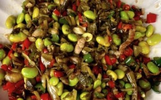 雪菜毛豆怎么炒好吃_雪菜毛豆做法步骤