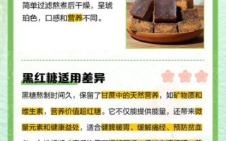 黑糖和红糖的区别_哪个更好