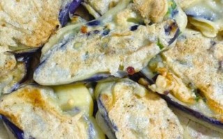 面煎茄子怎么做_面煎茄子热量高吗
