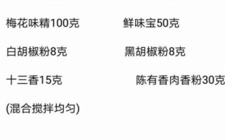 烤羊肉串需要什么调料_腌制配方大全