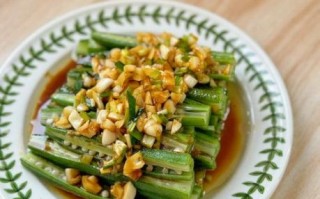 凉拌秋葵怎么做_秋葵焯水几分钟才脆嫩