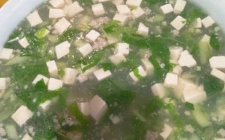 青菜豆腐汤最正宗做法_怎么做才不苦