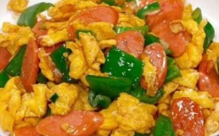 鸡蛋炒火腿肠怎么炒好吃_鸡蛋炒火腿肠的做法步骤