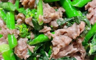 菜心炒肉怎么做_菜心炒肉热量高吗