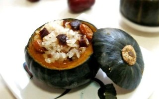 南瓜糯米盅的做法_南瓜糯米盅蒸多久才熟