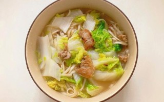 青菜肉丝面怎么做好吃_青菜肉丝面家常做法