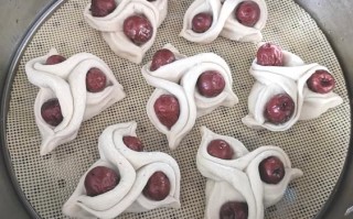 蒸枣花花样图解_怎么做枣花馍