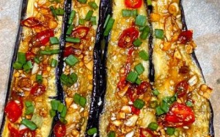烤茄子怎么做_烤箱温度和时间