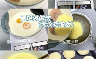 自制蛋挞液不用奶油怎么做_无奶油蛋挞液配方