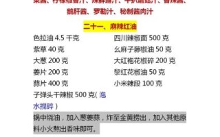 香辣酱怎么做_香辣酱配方比例