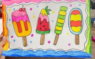 冰棍简笔画怎么画_冰棍简笔画步骤