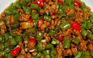 肉末豆角怎么炒好吃_肉末豆角做法步骤