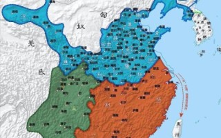 三国地图_魏蜀吴位置在哪