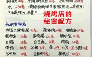 正宗烧烤撒料配方_如何调出地道炭火味
