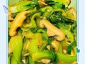 蘑菇油菜怎么炒_蘑菇油菜的家常做法