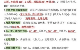 初中地理人教版重点知识_如何高效记忆地图