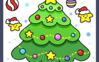 圣诞树简笔画怎么画_圣诞树图片大全