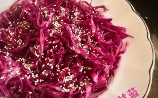 紫包菜凉拌要开水烫吗_紫甘蓝凉拌前怎么处理