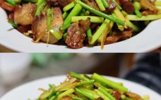 腊肉炒蒜苔怎么做_腊肉炒蒜苔先炒哪个