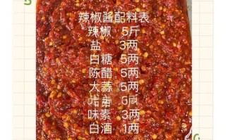 辣酱怎么做_家庭辣酱配方