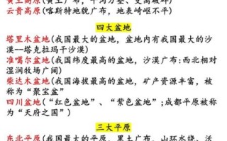 中国地形特点有哪些_初二地理怎么记忆