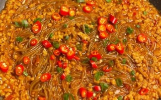 肉末粉条怎么炒不粘锅_肉末粉条家常做法