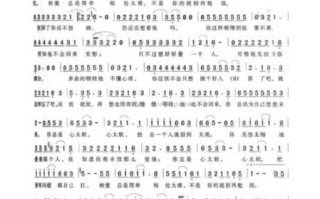 心太软简谱怎么看_心太软钢琴简谱指法