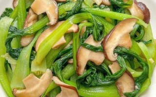香菇炒青菜怎么炒才好吃_香菇炒青菜的做法步骤