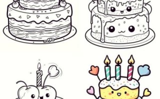 生日蛋糕简笔画怎么画_生日蛋糕简笔画图片大全