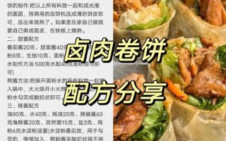 卤肉卷饼怎么做_卤肉卷饼配方比例
