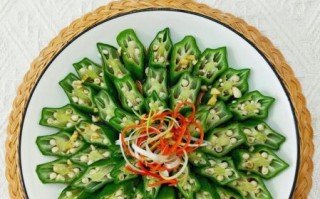 凉拌秋葵怎么做_凉拌秋葵怎么摆盘好看