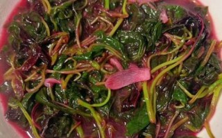 紫苋菜怎么炒好吃_紫苋菜焯水几分钟
