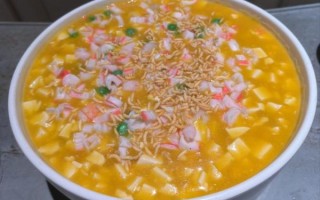 蟹黄豆花羹怎么做_蟹黄豆花羹的家常做法