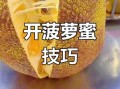 菠萝蜜怎么吃好吃又简单_菠萝蜜怎么剥皮不黏手