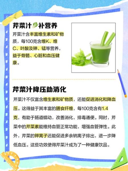 降血压芹菜汁怎么做_芹菜汁降血压一天喝几次-第3张图片-山城妙识