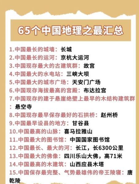 中国有哪些地理之最_世界地理之最有哪些-第1张图片-山城妙识