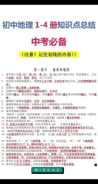 地理复习资料_如何高效记忆地理知识点-第1张图片-山城妙识