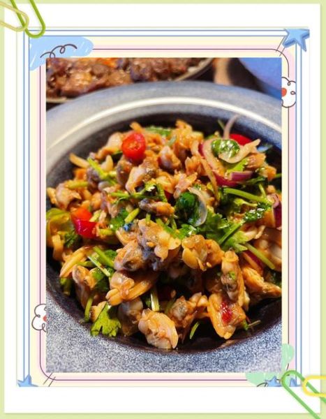 香葱拌蚬子肉怎么做_蚬子肉焯水多久才嫩-第2张图片-山城妙识