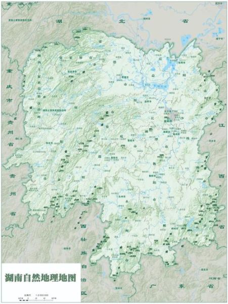 湖南地理图怎么看_湖南地形特点有哪些-第3张图片-山城妙识