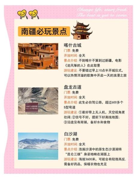 南疆旅游最佳时间_南疆有哪些必去景点-第2张图片-山城妙识