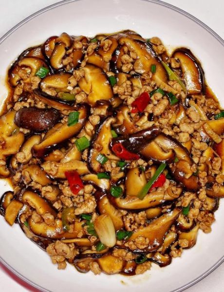 香菇蒸肉末怎么做_蒸多久才嫩滑-第1张图片-山城妙识