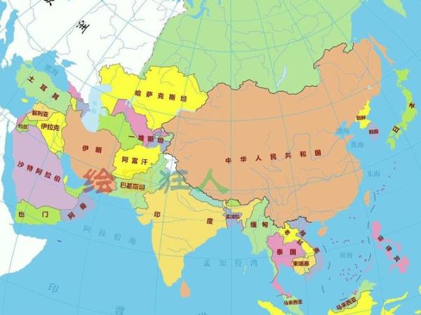 亚洲地理地图_亚洲有哪些国家-第3张图片-山城妙识 亚洲地理地图_亚洲有哪些国家-第3张图片-山城妙识