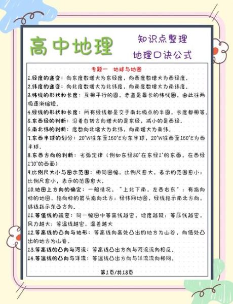 初高中地理衔接学什么_如何快速适应-第1张图片-山城妙识 初高中地理衔接学什么_如何快速适应-第1张图片-山城妙识