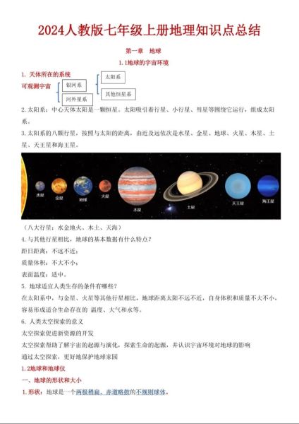 七年级上册地理知识点总结_如何高效记忆-第2张图片-山城妙识 七年级上册地理知识点总结_如何高效记忆-第2张图片-山城妙识