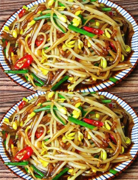 豆芽炒粉条怎么炒不粘锅_家常做法步骤详解-第3张图片-山城妙识