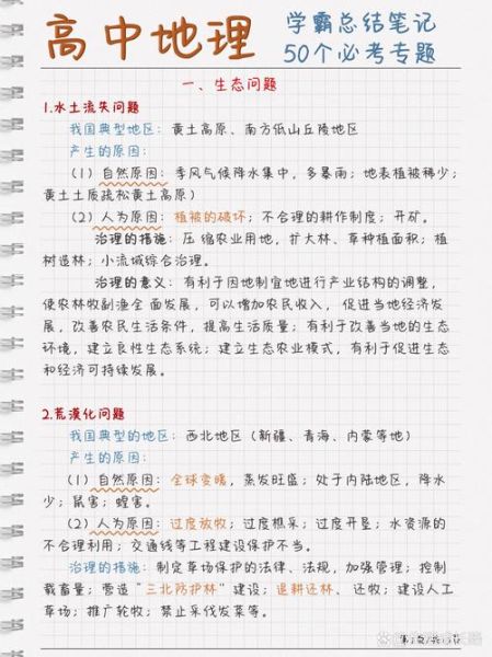 高考地理复习提纲_如何高效记忆地理知识-第1张图片-山城妙识