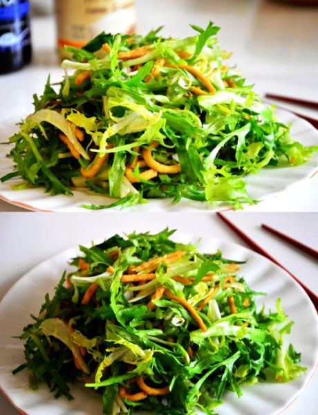 苦菊拌馓子怎么做_苦菊拌馓子要不要焯水-第1张图片-山城妙识 苦菊拌馓子怎么做_苦菊拌馓子要不要焯水-第1张图片-山城妙识