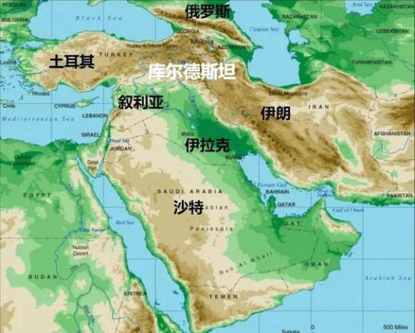 中东地理位置在哪_中东地理位置特点-第3张图片-山城妙识