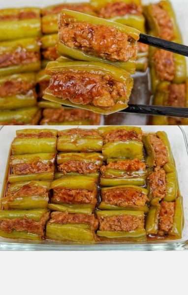 尖椒灌肉馅怎么做_尖椒酿肉需要蒸多久-第3张图片-山城妙识 尖椒灌肉馅怎么做_尖椒酿肉需要蒸多久-第3张图片-山城妙识