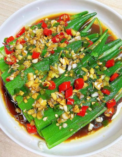 秋葵怎么做好吃_秋葵凉拌做法视频-第3张图片-山城妙识